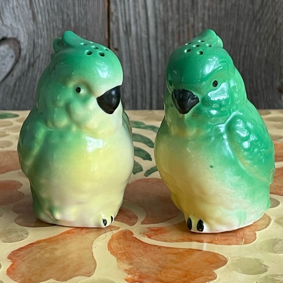 Kitchen | Vintage Parakeet Salt And Pepper Shaker Set | Poshmark